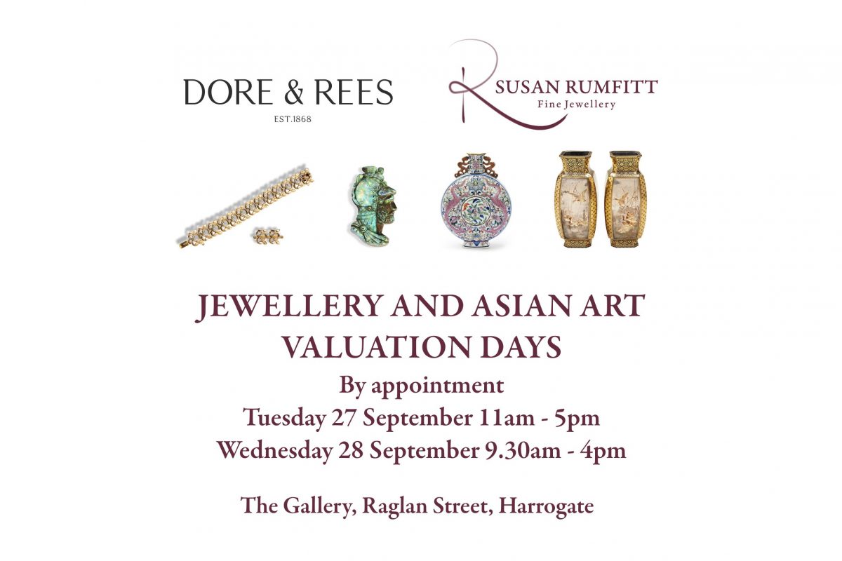 Jewellery and Asian Art Valuation Days - Susan Rumfitt